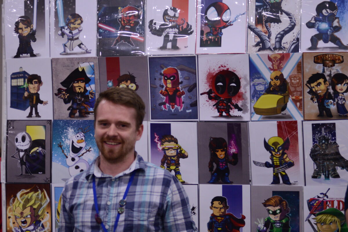Spotlight on Artist Alley: Steven Crowe rocks Salt Lake Comic Con with ...